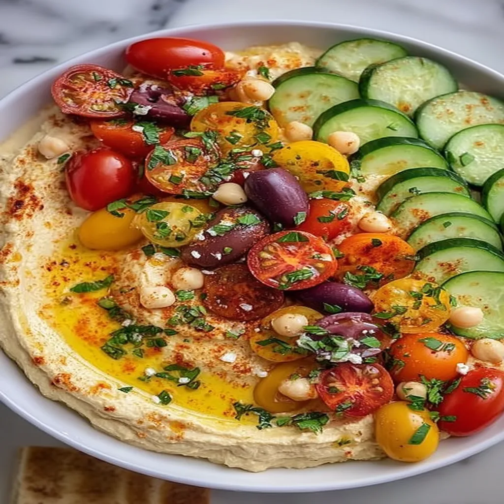 Greek Style Loaded Hummus – Recipes Maren