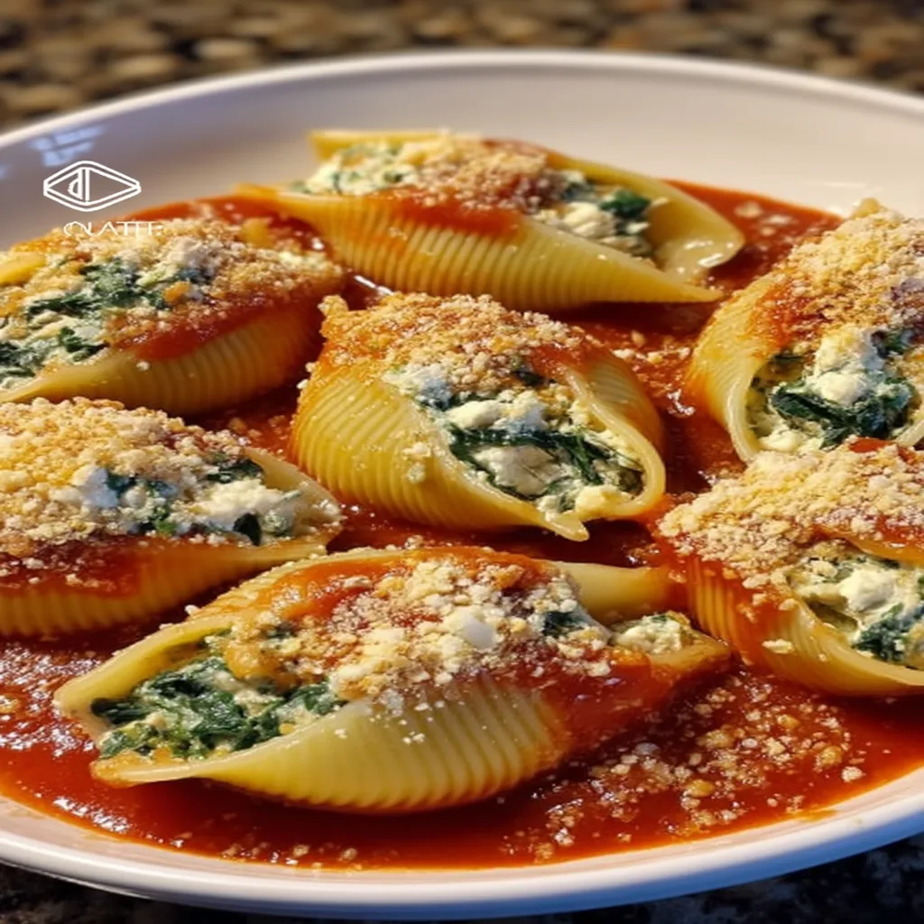 Spinach and Ricotta Stuffed Shells - Recipes Maren