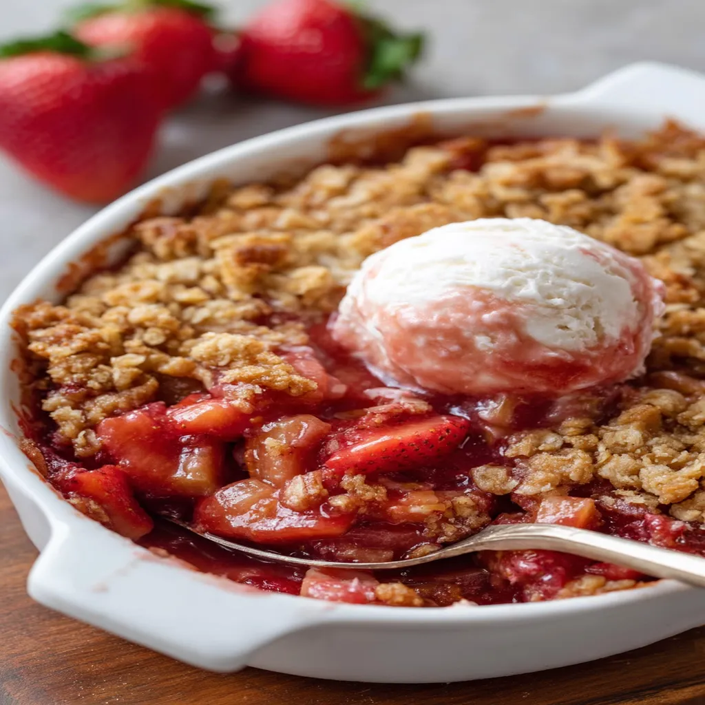 6 Easy Tips for Savory Strawberry Rhubarb Crisp - Recipes Maren