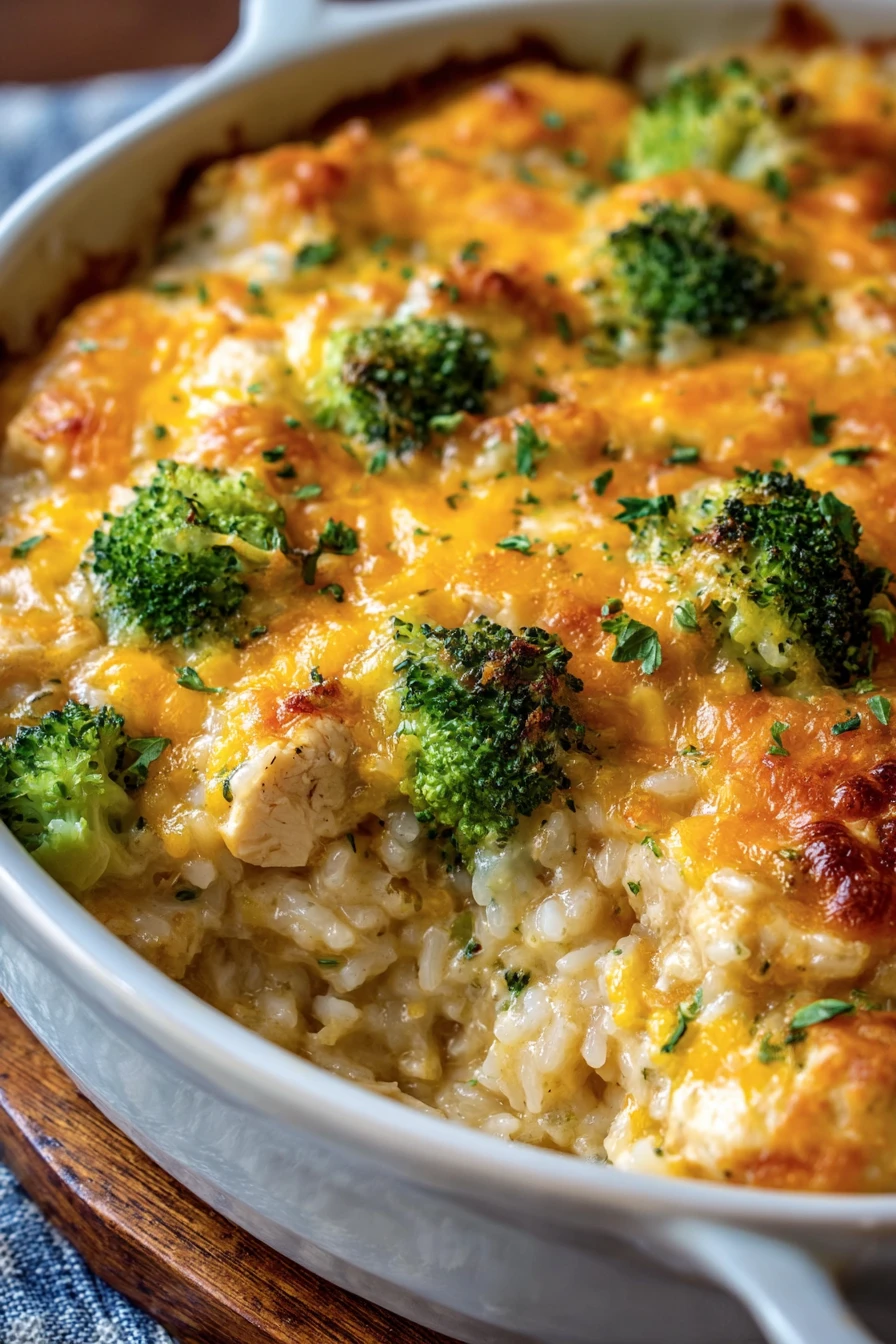 Creamy Chicken Broccoli Rice Cheese Casserole – Recipes Maren