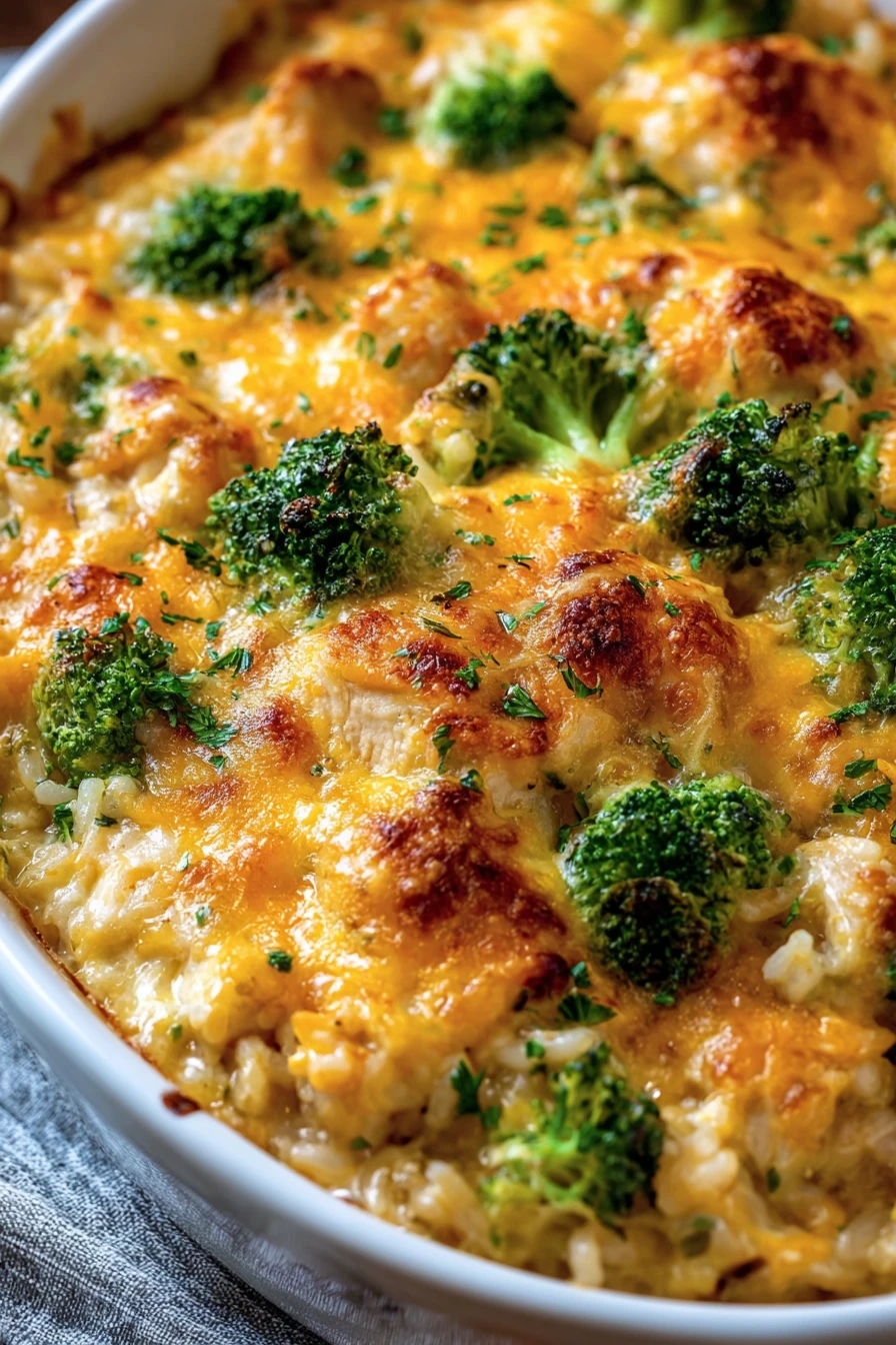 Creamy Chicken Broccoli Rice Cheese Casserole - Recipes Maren