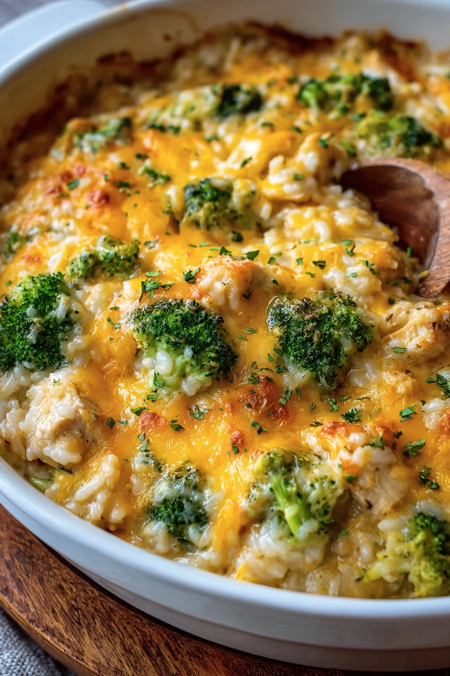 Creamy Chicken Broccoli Rice Cheese Casserole – Recipes Maren