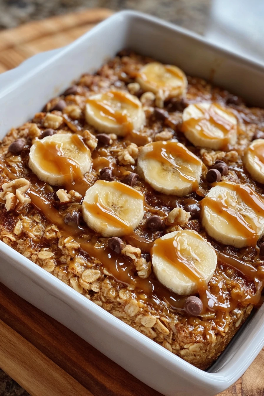 Peanut Butter Banana Oatmeal Bake - Recipes Maren
