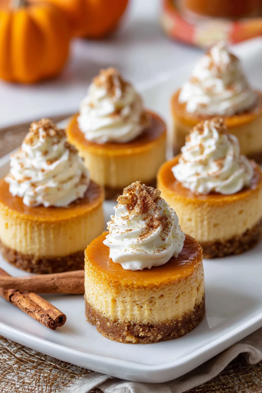 Mini Pumpkin Cheesecakes Recipes Maren