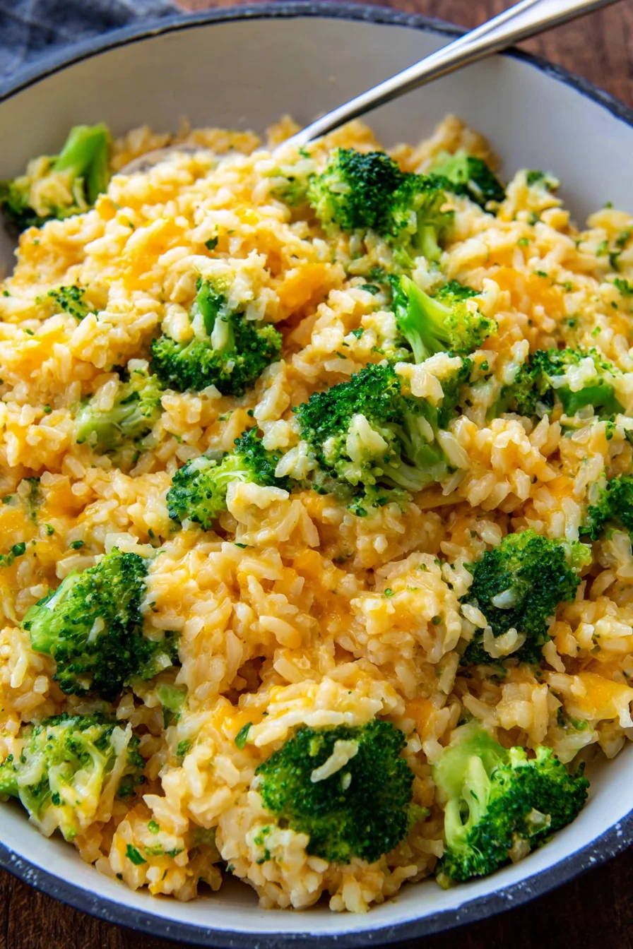 Cheesy Broccoli Rice - Recipes Maren