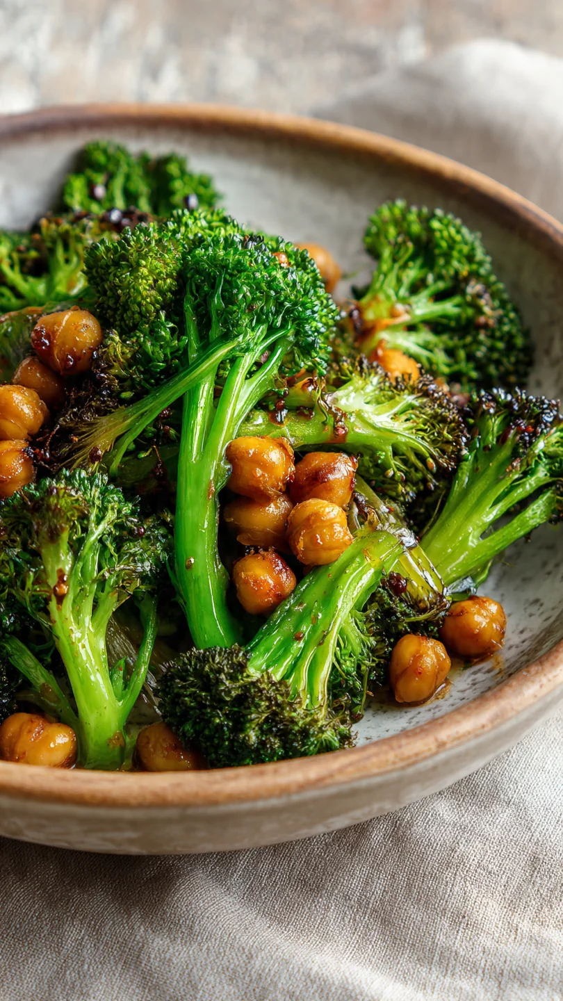 Garlic Broccoli Stir Fry With Chickpeas – Recipes Maren